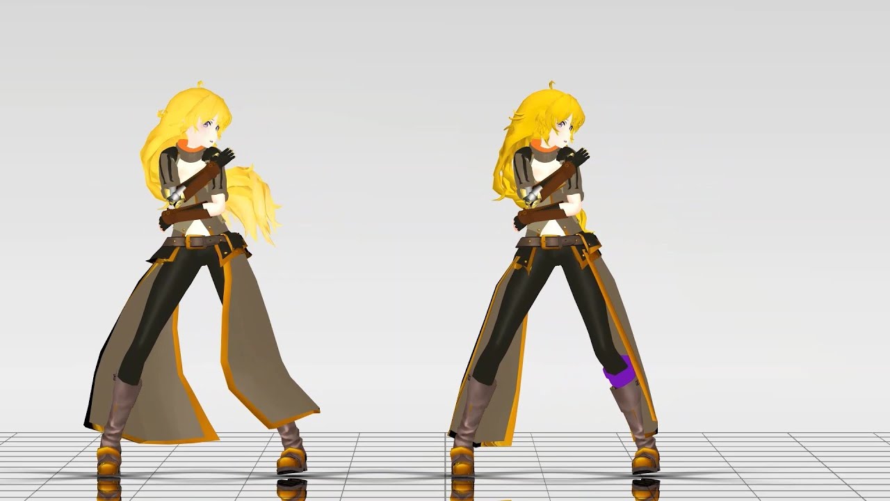 【MMD RWBY】Yang Xiao Long Physics Test - YouTube