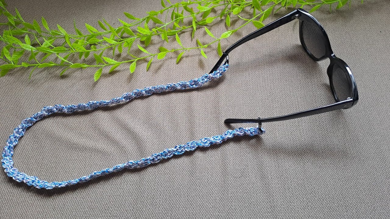 Crochet Tutorial For Beginners : 15 Minutes Crochet Glasses Strap ...