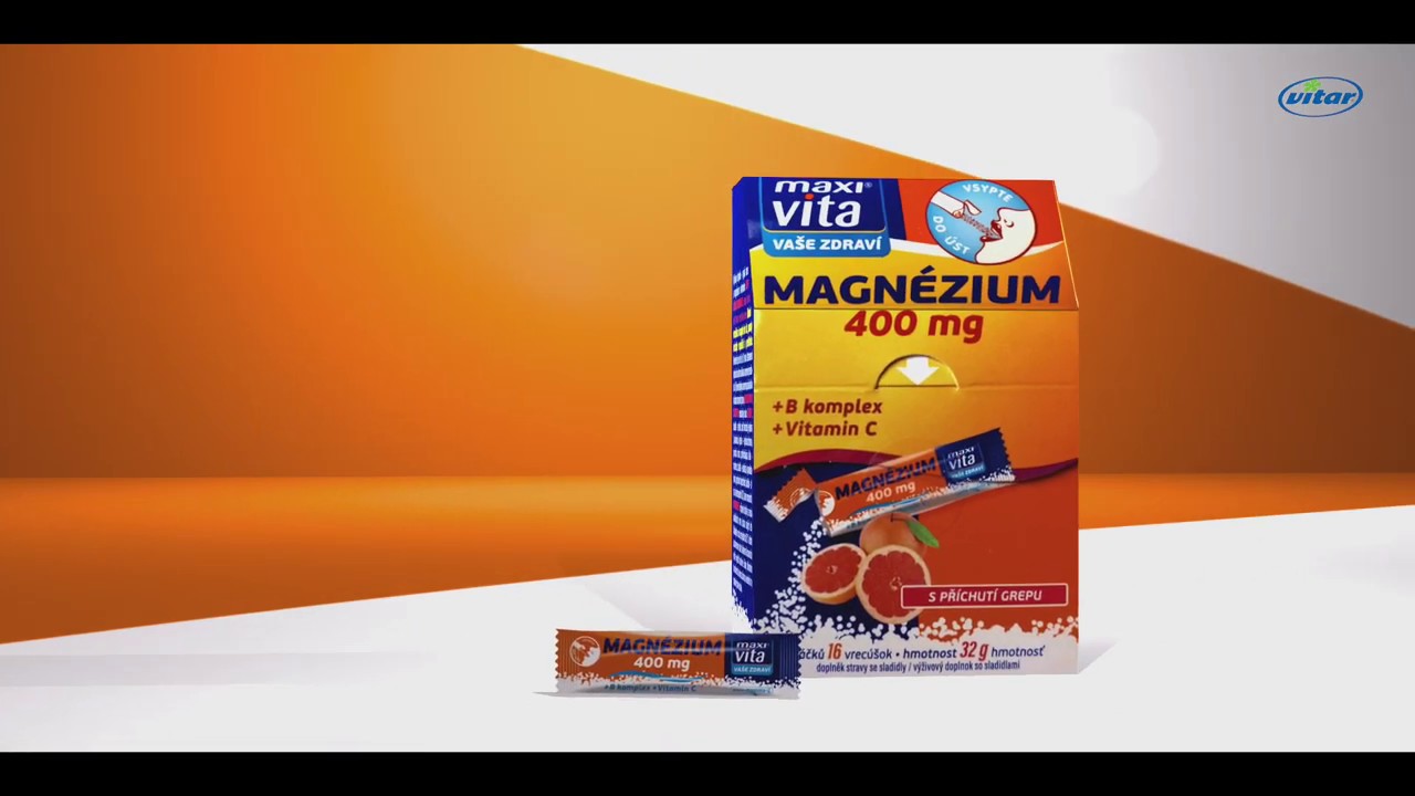 MaxiVita Magnézium stick pack - YouTube