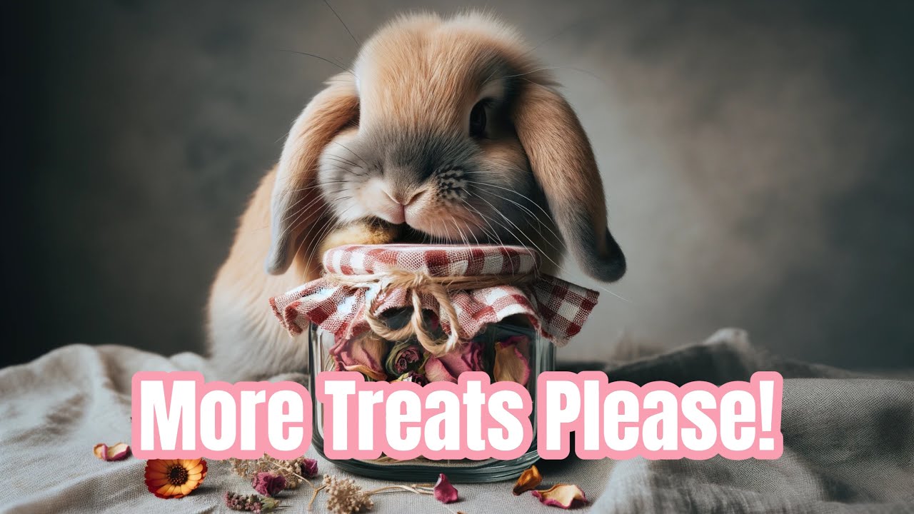 Bunny Blondie's Shenanigans for another Treat | Adorable Rabbit Antics ...