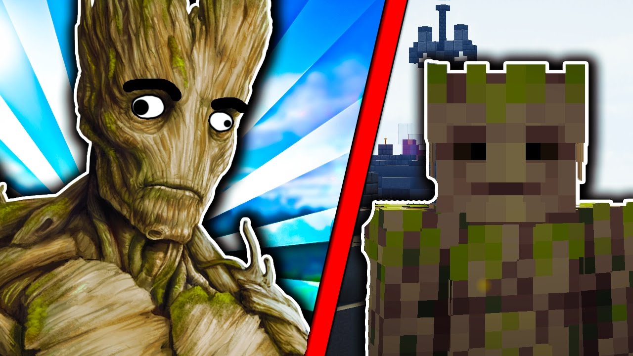 GROOT PRUEBA MINECRAFT POR PRIMERA VEZ - YouTube
