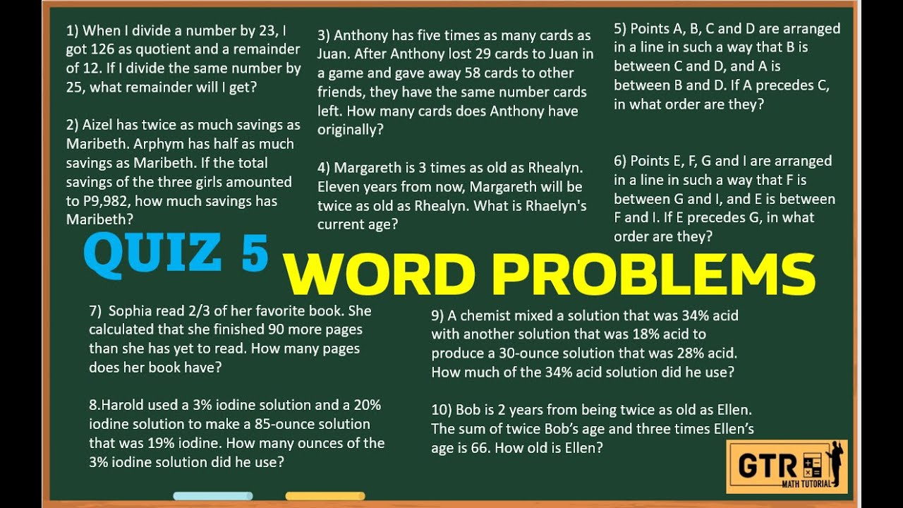 MATH QUIZ 5 WORD PROBLEMS Civil Service Exam Reviewer YouTube math-quiz-5-word-problems-civil-service-exam-reviewer-youtube
