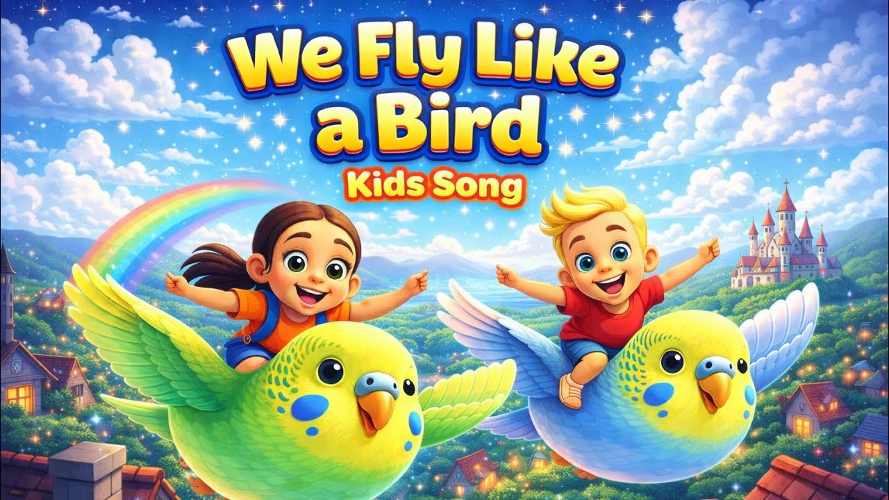We Fly Like a Bird 🌟Kids Song 🎵 Oliver & Mia #kidssongs #kids - YouTube