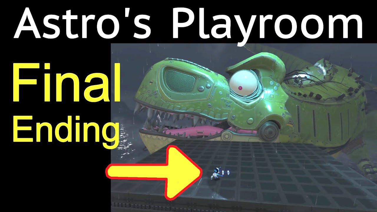 Astro's Playroom: Final Ending (Robot T-Rex Stage and PS5 Console ...