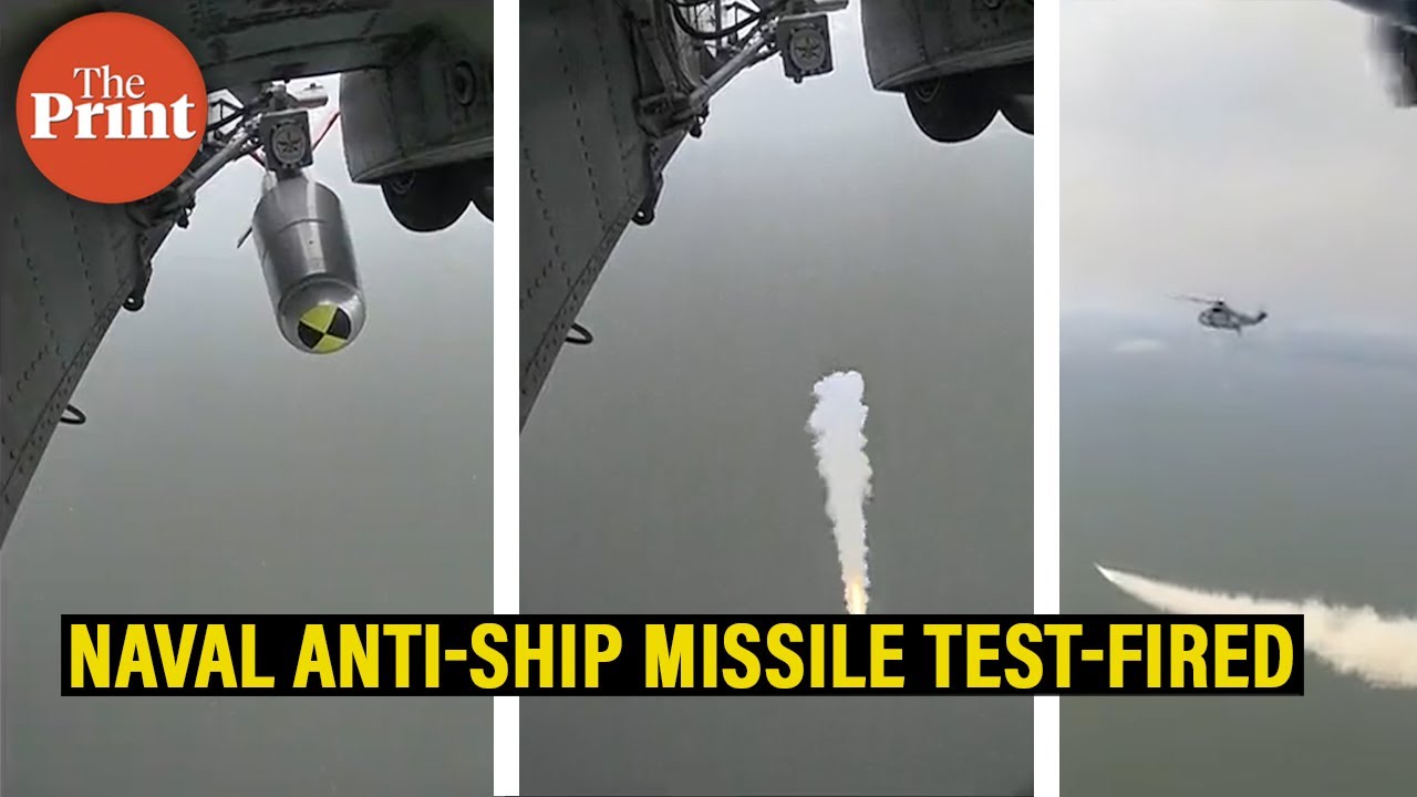 Naval anti-ship missile developed by DRDO successfully test-fired off ...
