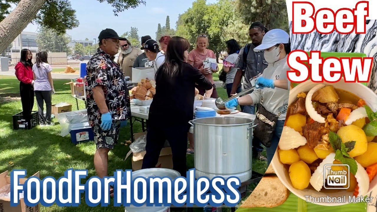 Cooking Beef Stew For The Homeless Community !#homelessandhappy # ...