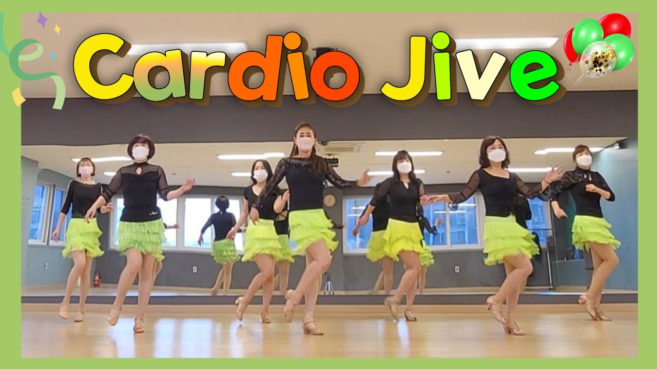 Cardio Jive Line Dance / Low Intermediate - YouTube