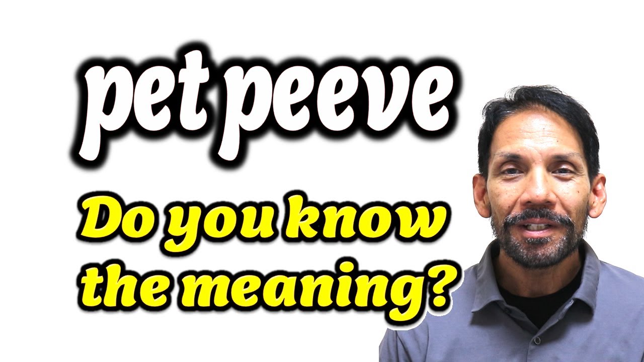 Do You Know The Meaning Of pet Peeve ForB English Lesson YouTube do-you-know-the-meaning-of-pet-peeve-forb-english-lesson-youtube
