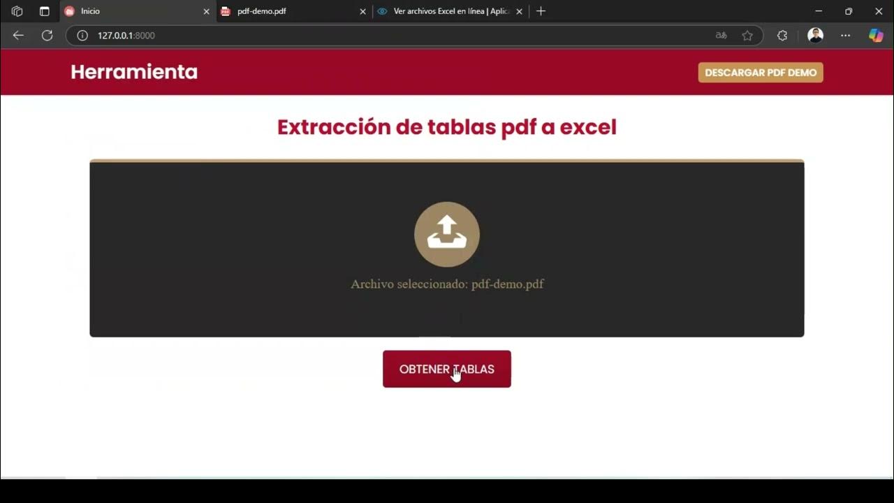 Herramienta para extraer tablas de un pdf - YouTube