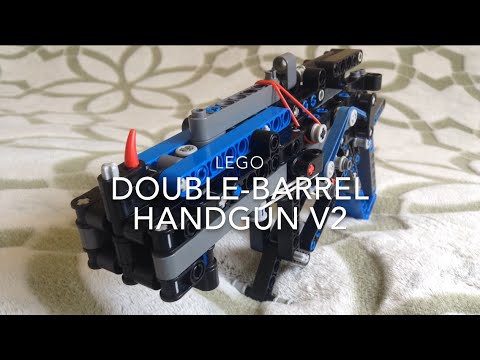 {Working Lego Gun} Double-Barrel Handgun V2 - YouTube