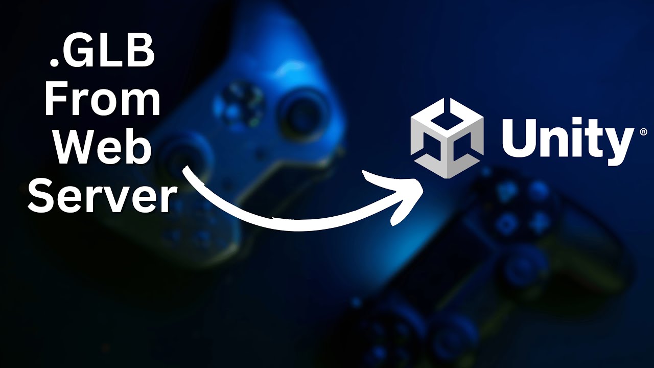 Import and add a .GLB file or model to your Unity game from your own server or web during ...