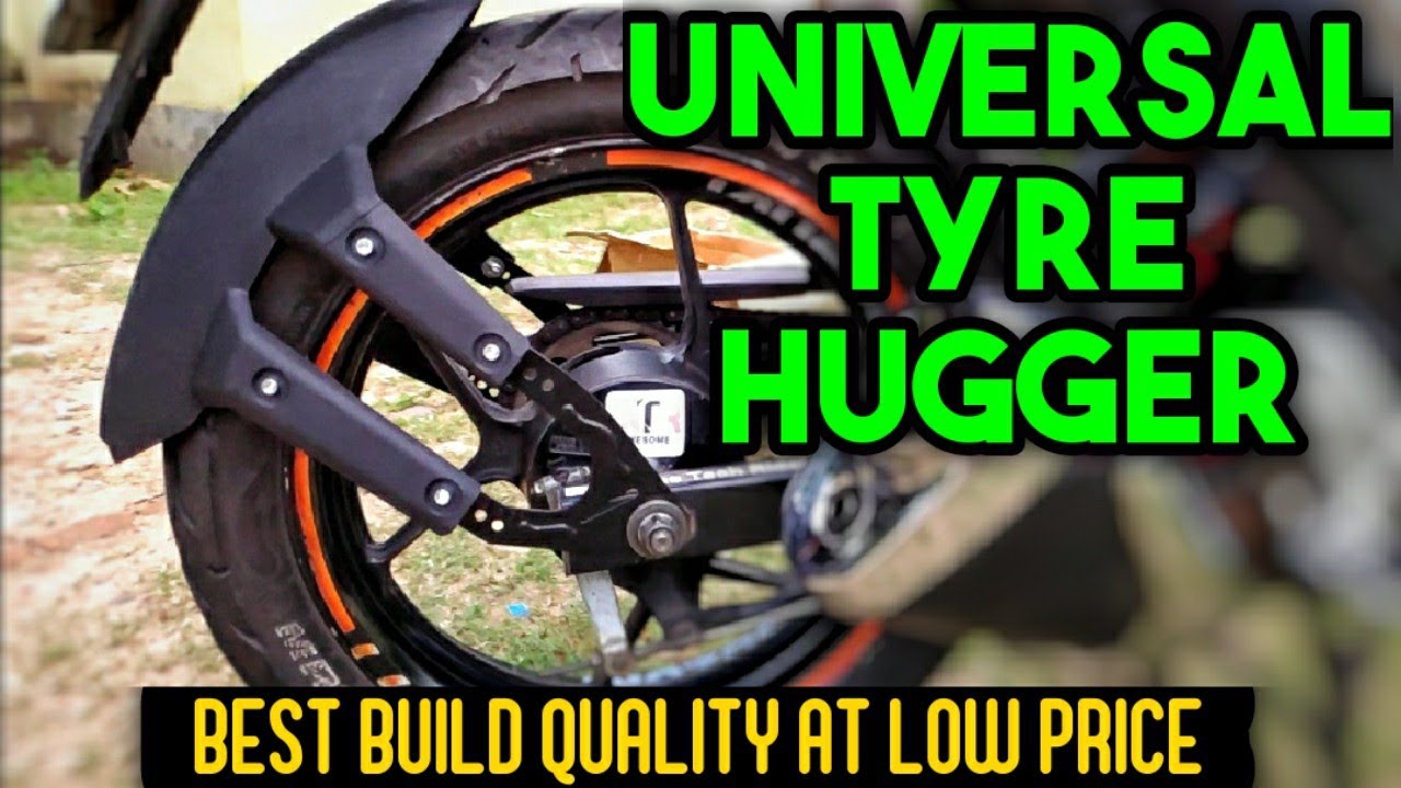 How to install Universal Tyre Hugger for all bikes | Gixxer | FZ ...