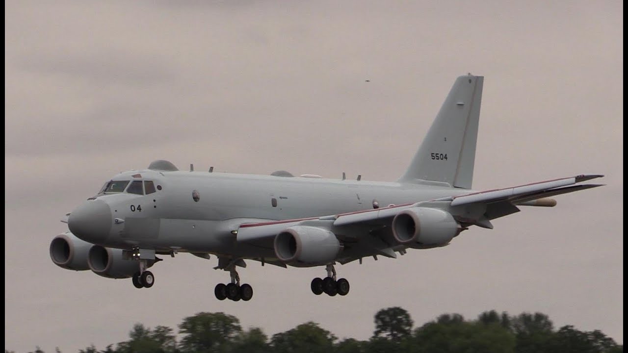 Kawasaki P-1 Excellent international debut at RIAT - YouTube