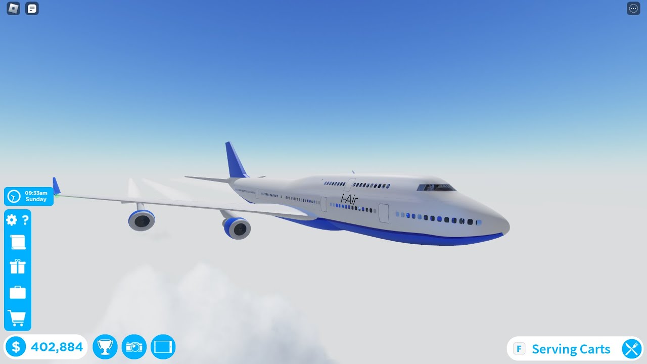 Roblox Cabin Crew Simulator | B747 | RBX - STR (FULL FLIGHT) - YouTube
