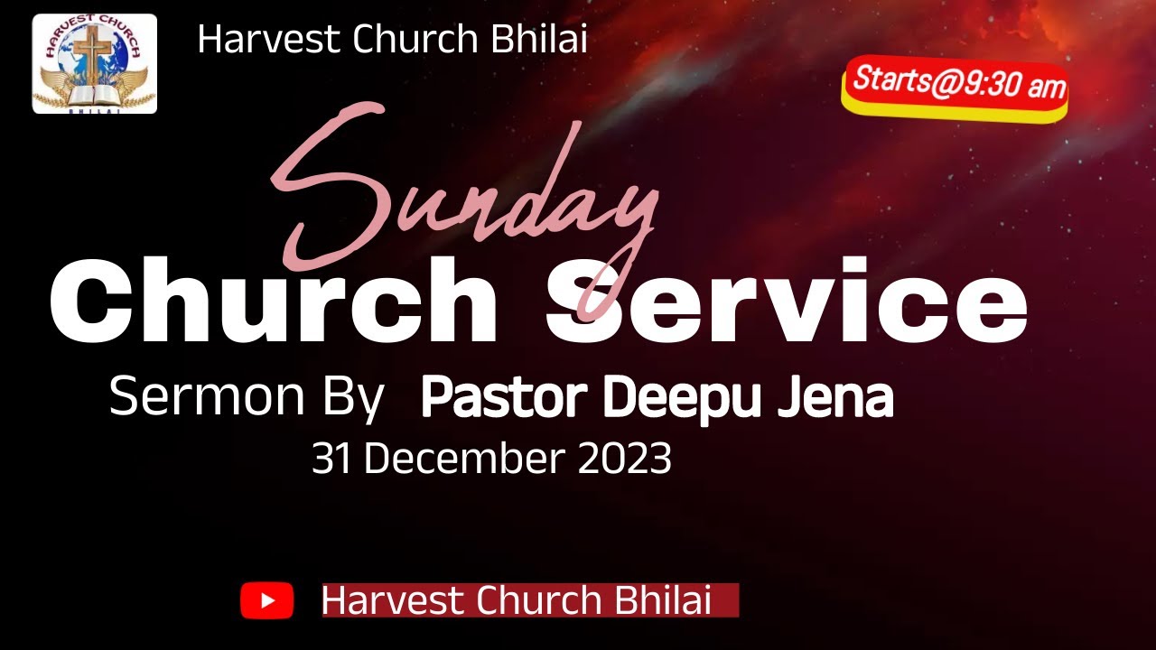 Sunday Church Service II Harvest Church || 31 December 2023 ll Pastor ...
