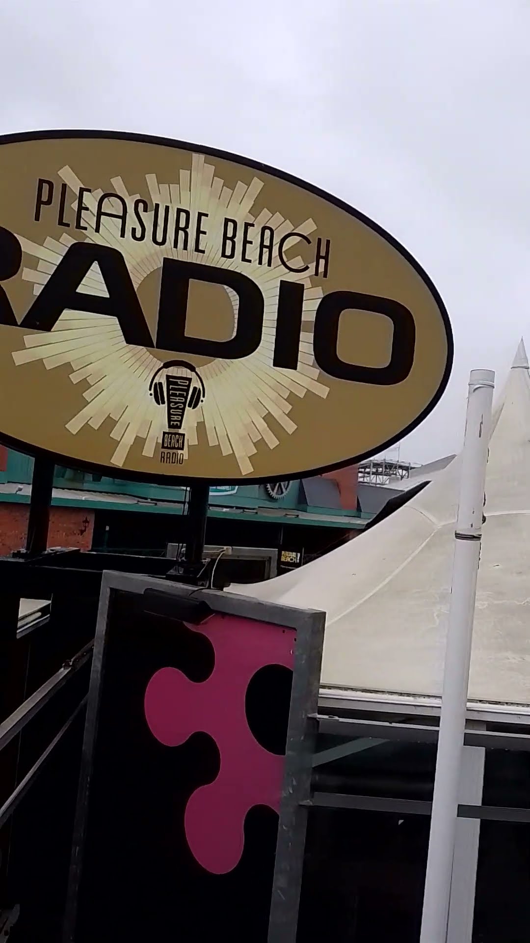 Last ever view from the bridge at Pleasure Beach Grand Prix Blackpool ...