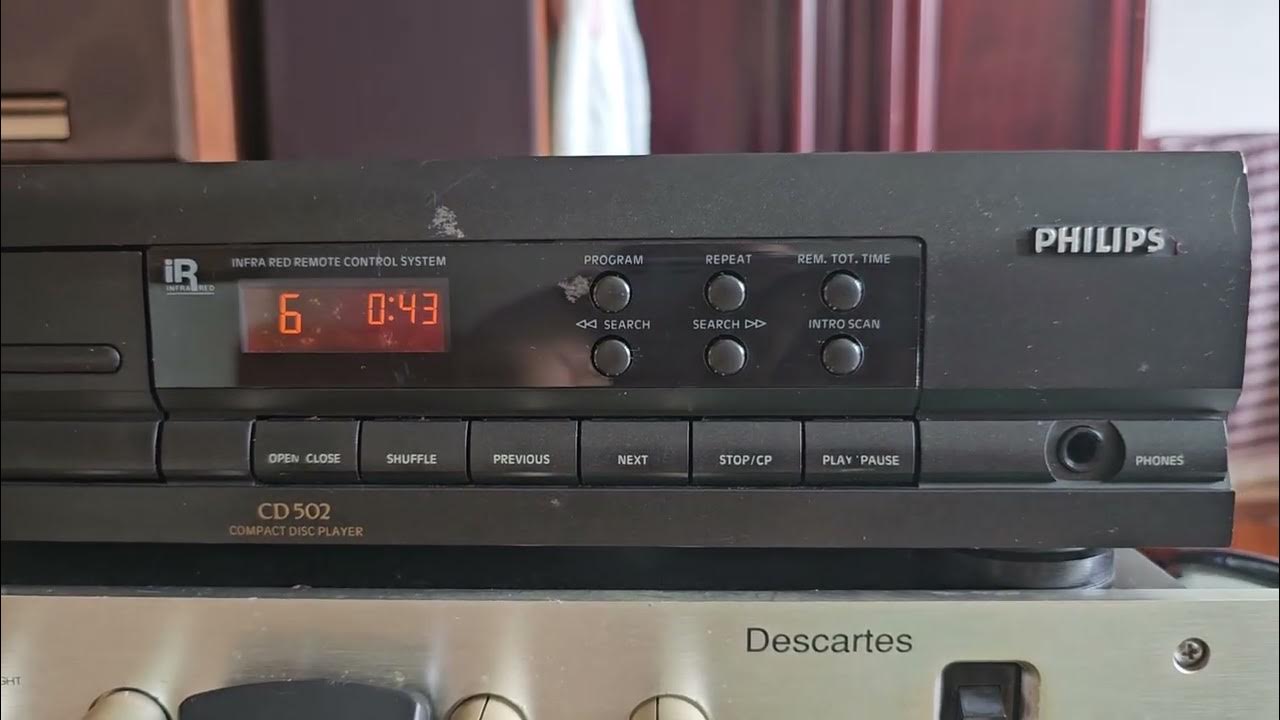Philips cd502 測試 - YouTube
