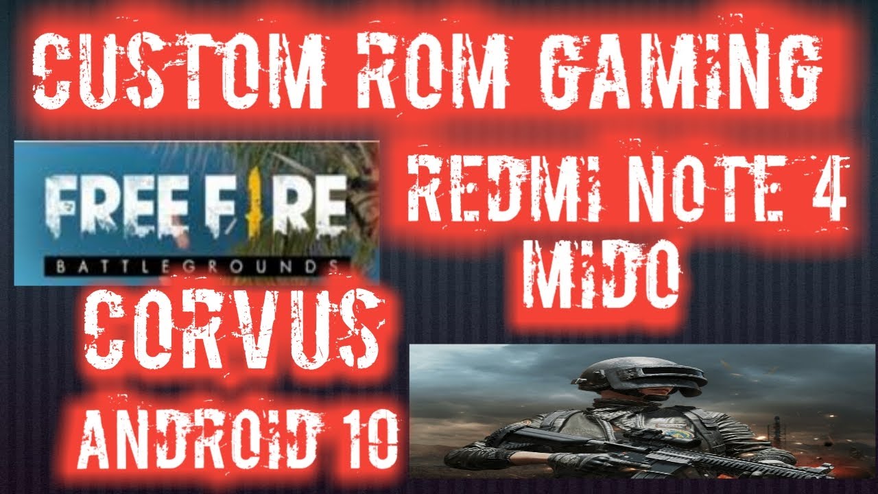 Custom Rom Gaming Redmi note 4 Mido - YouTube