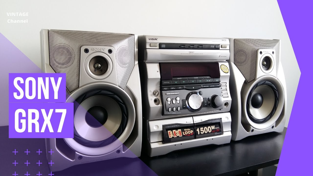 Sony MHC GRX7 - YouTube