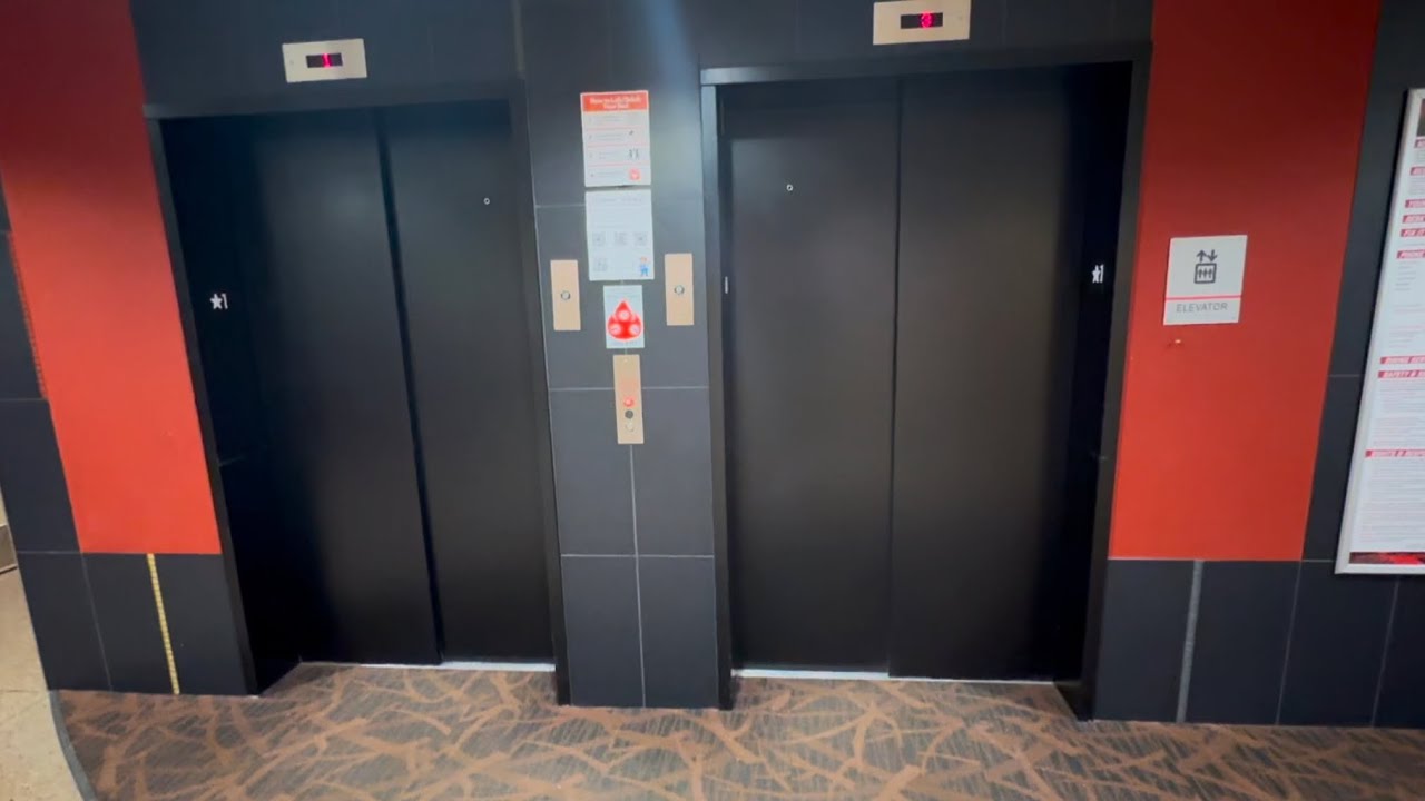 HUGE ThyssenKrupp hydraulic elevators in Robert E. Knoll Residential ...