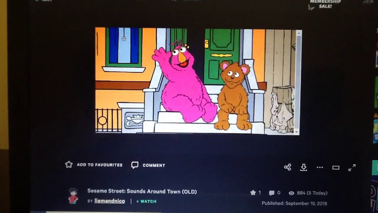 Sesame Street sounds around town game - YouTube