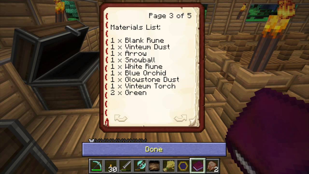 Minecraft Magic Survival | EP 9 | Preparing Spells and Nether Trips ...