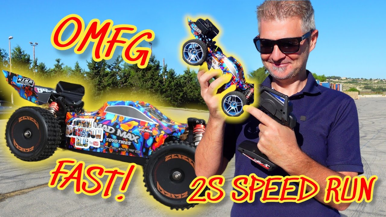 How this little car manages such crazy fast speeds! WLTOYS 184016 #rc ...