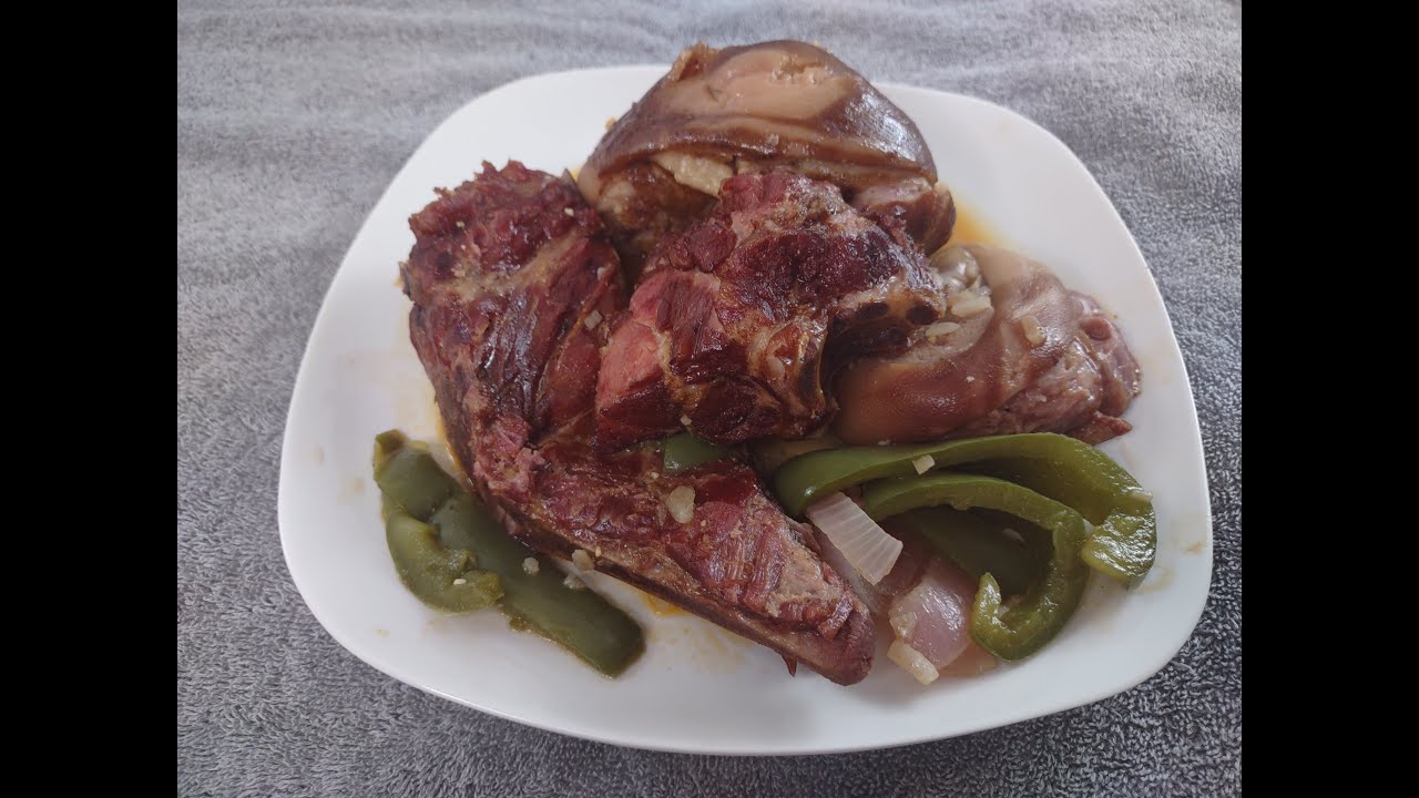 Smoked Neckbones and Ham Hocks Southern Style - YouTube