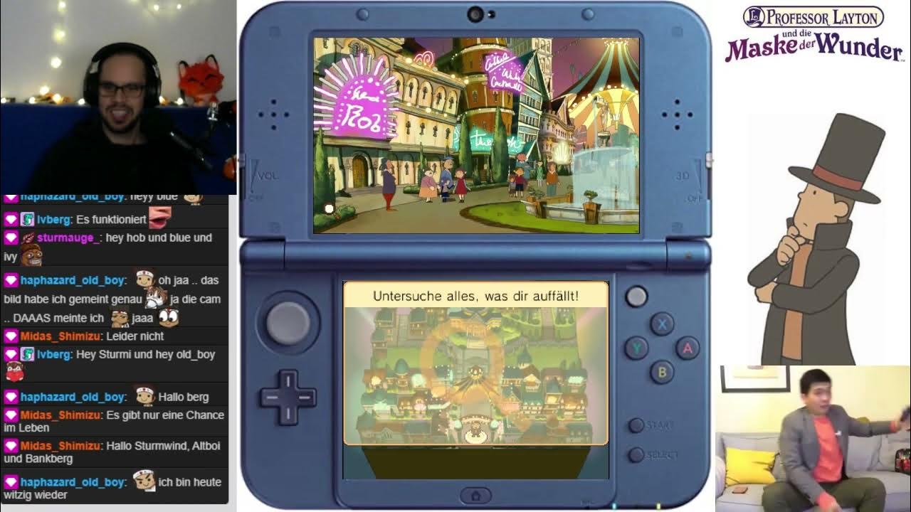 Professor Layton und die Maske der Wunder Tag 1 [18+|GER|3DS] 4.3.2023 - YouTube