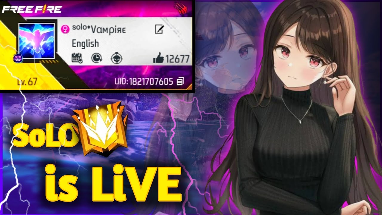 FF QUEEN IS BACK😎 ️‍🔥 ||FREE FIRE LIVE CUSTOM GAMEPLAY||GUILD TEST 1 VS ...
