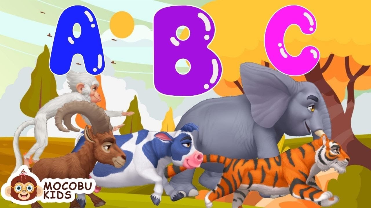 ABC Animal Phonics Song | Learn Alphabet with Animal Sounds | ANML1234 ...