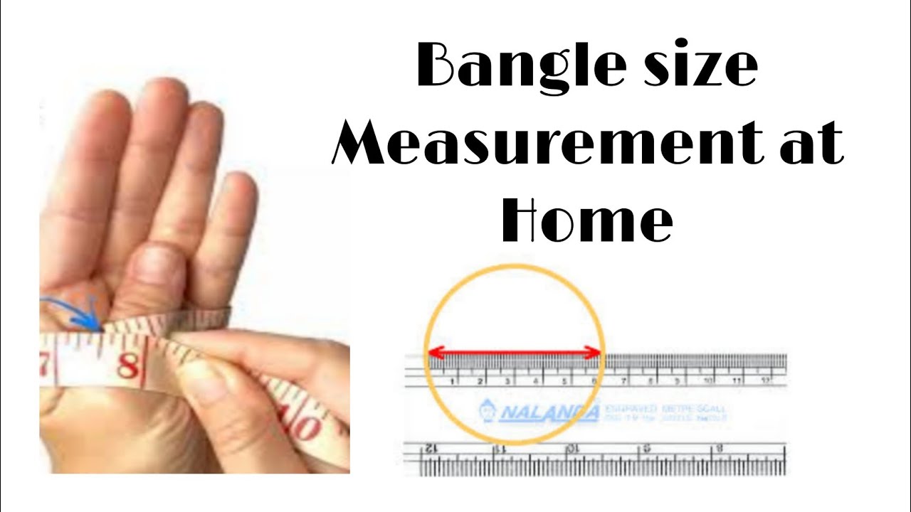 How to Measure your Bangle size for Baby and Adults at home #prettyu ...