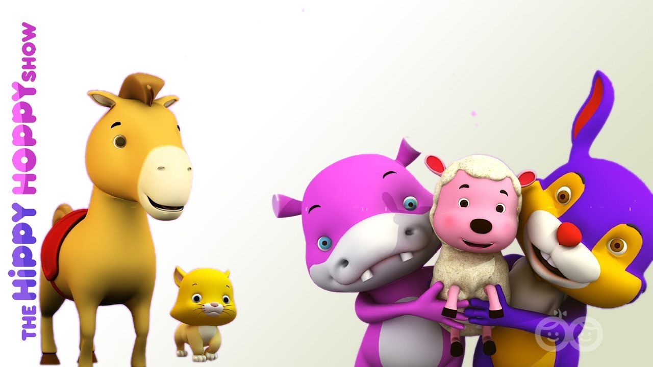 Domestic Animals Children Learning Song For Children | Hippy Hoppy Show ...