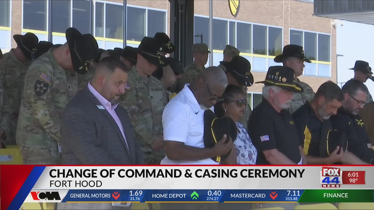 Change of Command & Casing Ceremony - YouTube