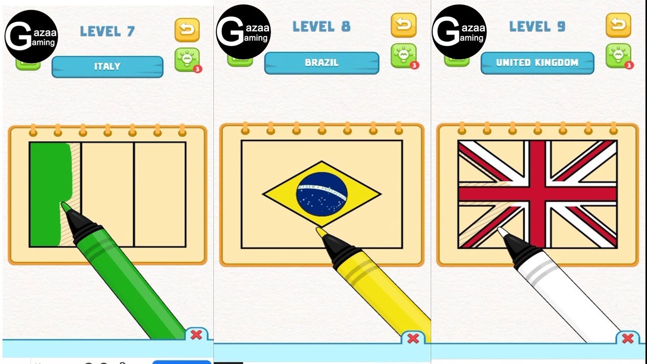 Coloring The Flag Puzzle ( EP - 06) - YouTube