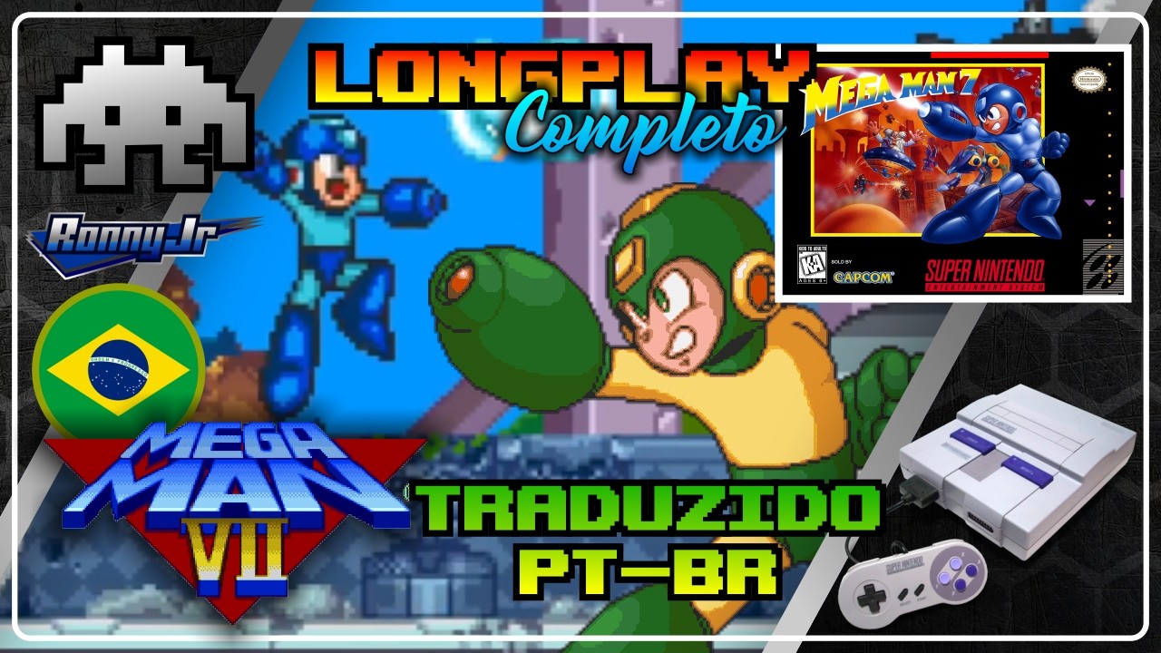 Mega Man VII (Traduzido PT-BR 🇧🇷) [SNES] | LONGPLAY / PLAYTHROUGH ...