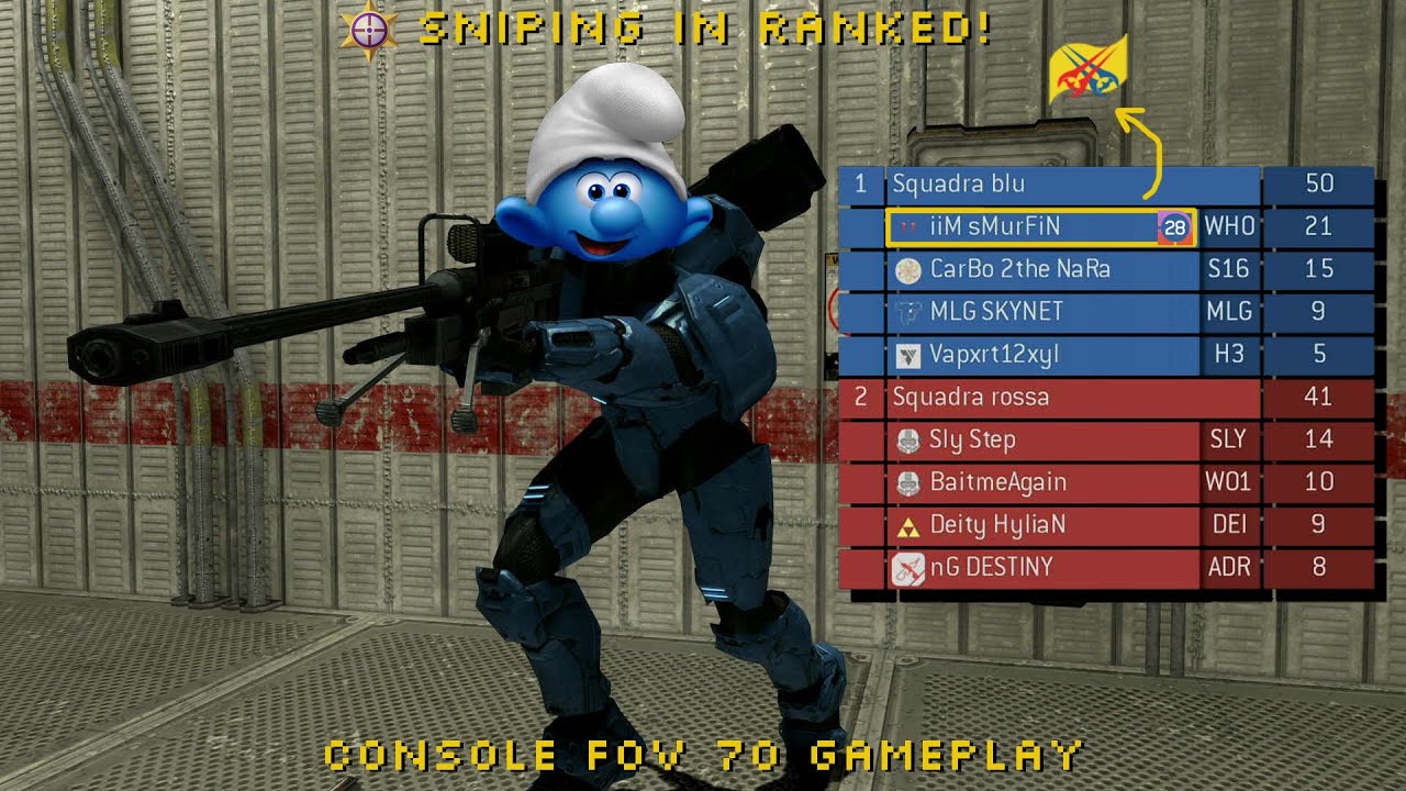 Using 2009 settings in Ranked H3 MCC Team Slayer lv28 - Console FOV 70 ...