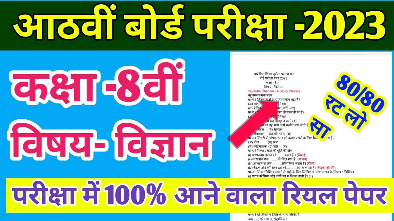 Class 8 Vigyan Model Paper 2023 Class 8 Science Model Paper 2023 class-8-vigyan-model-paper-2023-class-8-science-model-paper-2023