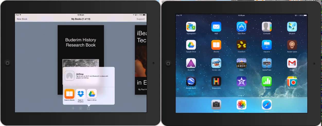 Using Airdrop on iPad - YouTube