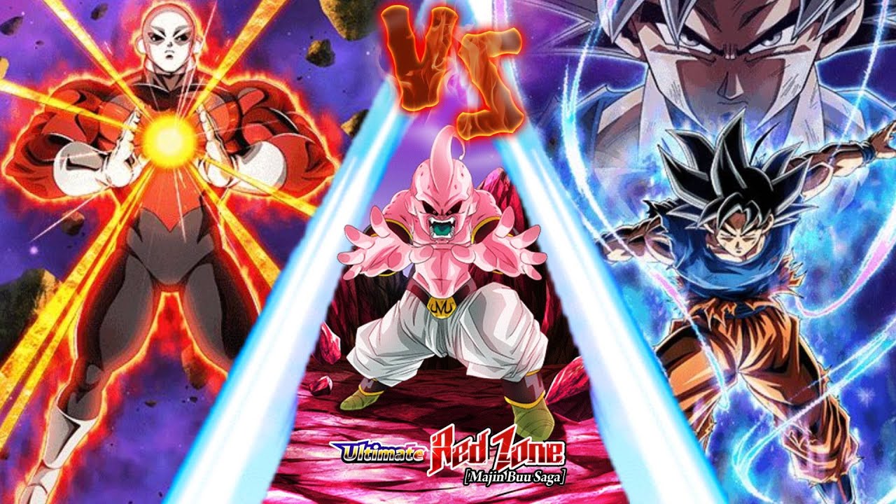 LR TEQ UI Sign Goku VS LR AGL Jiren VS Kid Buu (RedZone MajinBuuSaga ...