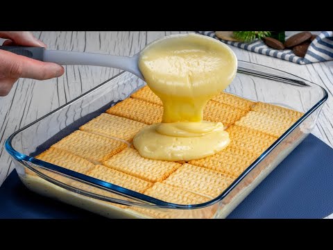 puding tarifi.  Mikser yok, fırın yok, jelatin yok.  hızlı tatlı tarifi