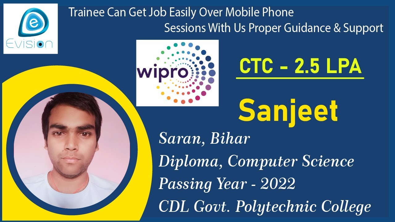 Congrats, Sanjeet | COMPUTERS ENGINEER | 2.5 LPA | Got Selected as ...