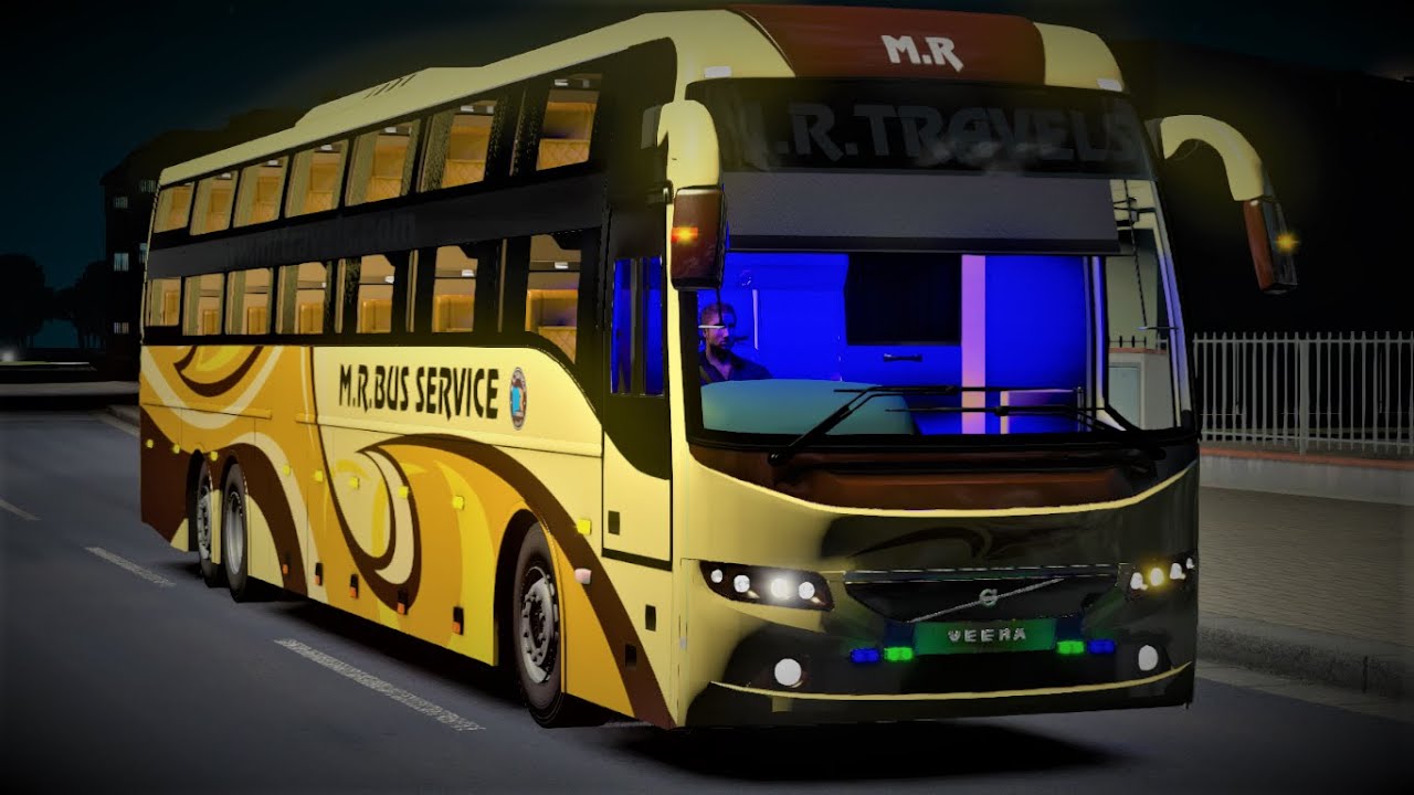 MR TRAVELS DRIVING NEW VOLVO BUS SURPRSIE UDAIPUR TO MUMBAI NIGHT ...
