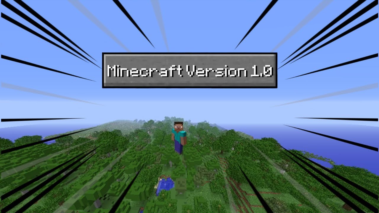 JUEGO A LA VERSION MAS ANTIGUA DE MINECRAFT! - YouTube