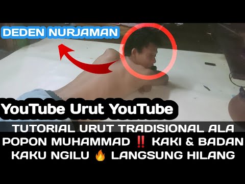TUTORIAL URUT JAKARTA 💯 ALA POPON MUHAMMAD ‼️Kaki & Badan Kaku/Ngilu.