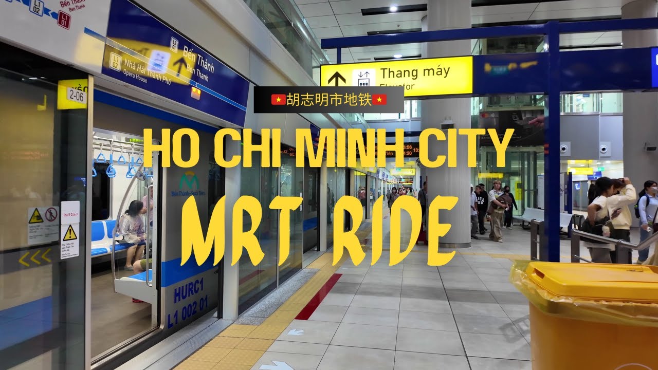 🚊Saigon Metro is Finally Here! 🇻🇳 | Riding Ho Chi Minh city’s First ...