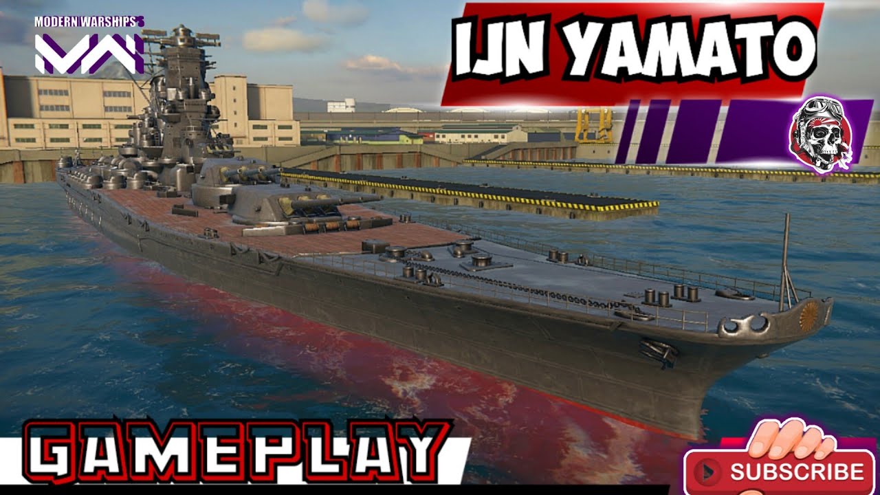 First Gameplay. IJN Yamato - MODERN WARSHIPS - YouTube