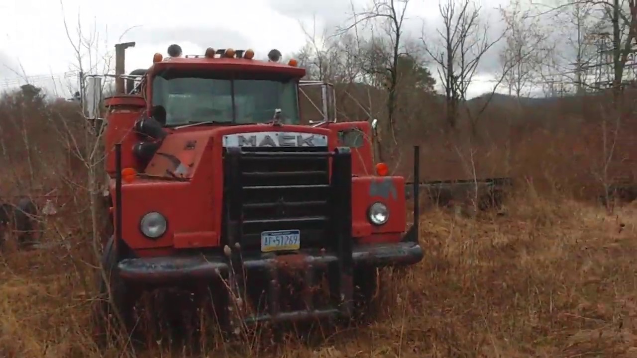 Twin Stick R Model Mack Bed truck and Winch Tractor - YouTube