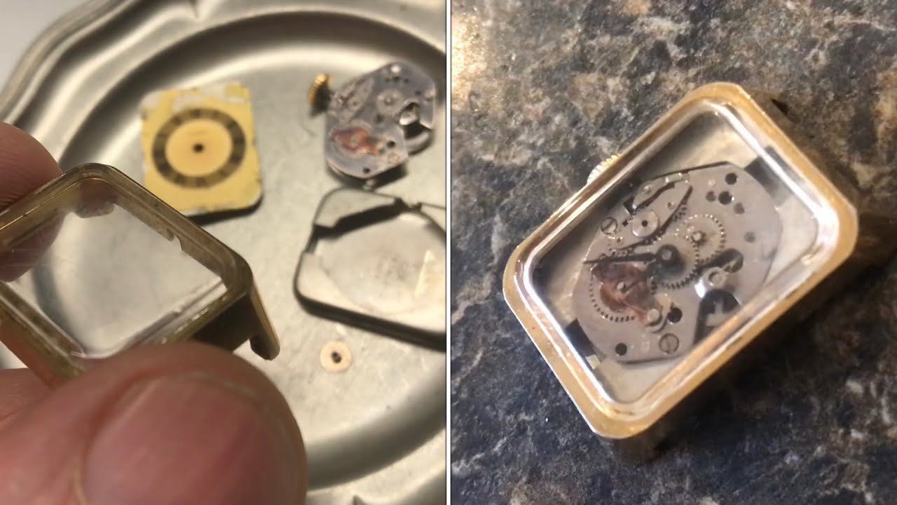 “removing” DEEP SCRATCHES from a watch face crystal - YouTube