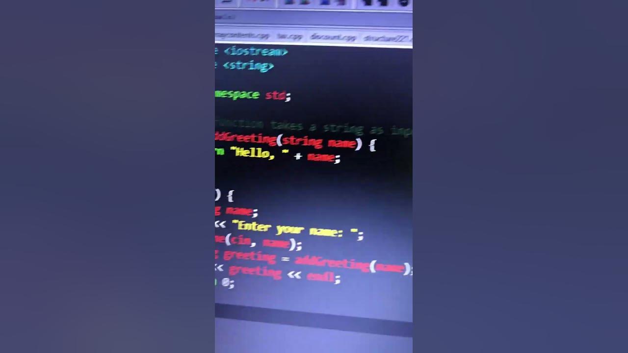 String Greet C Coders Codinglife Codingninja Codemasters
